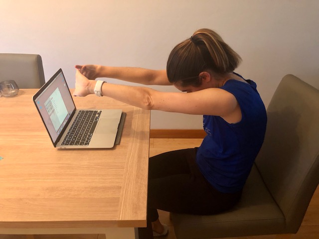 Muscle activation exercises at your desk - Freshly Centered